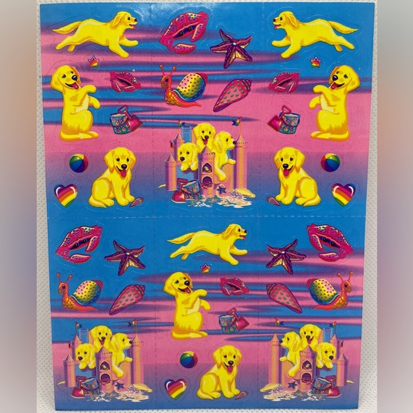 Lisa Frank | Office | Lisa Frank S364 Sandcastle Puppies Casey ...